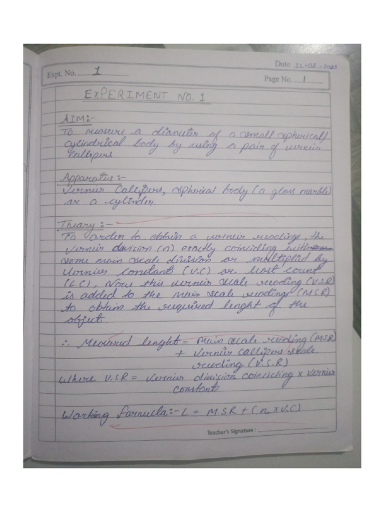 Experiment No. 01 | PDF