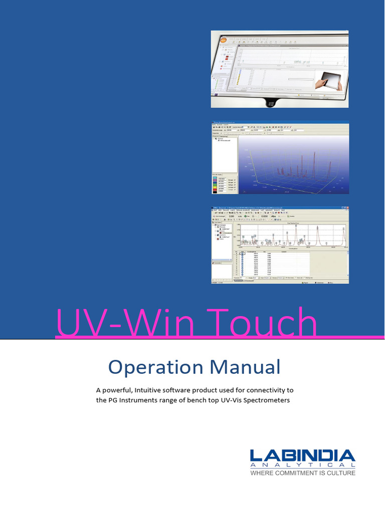 UV3092 Manual - V6.0 - Rev.1 New | PDF | Ultraviolet–Visible ...