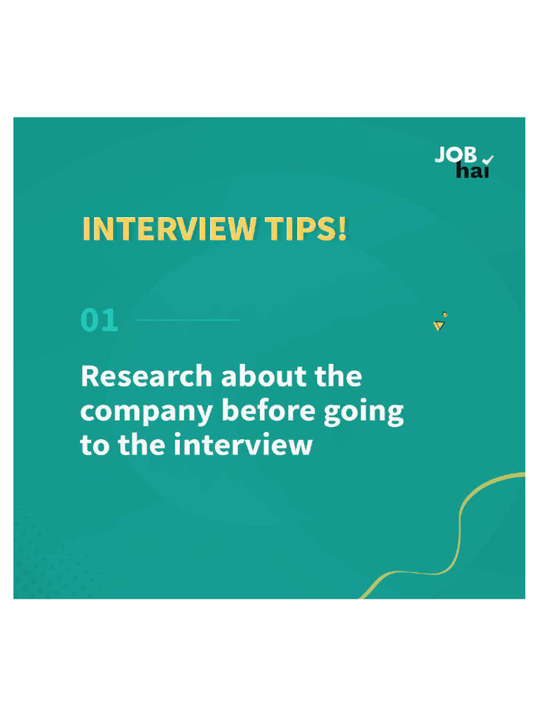 Interview Tips | PDF