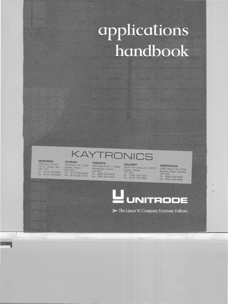 Unitrode ApplicationsHandbookOCR | PDF | Rectifier | Power Supply