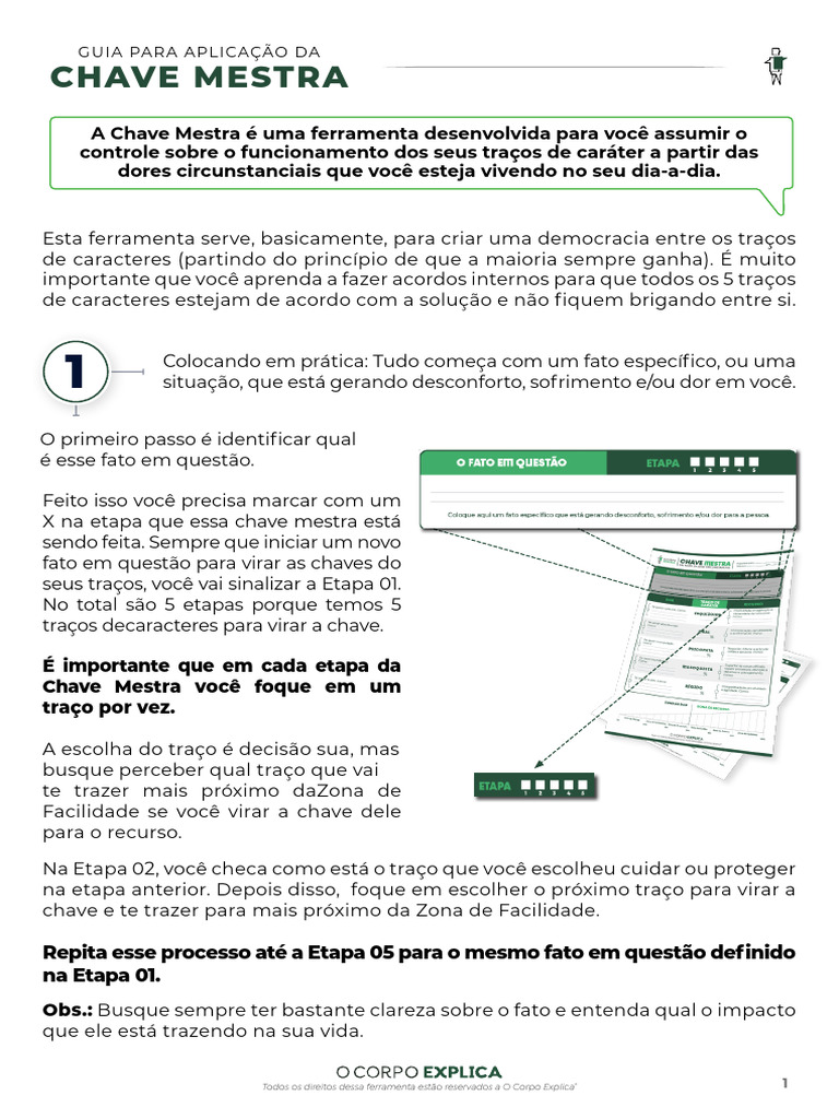 Guia Chave Mestra Pdf Dor