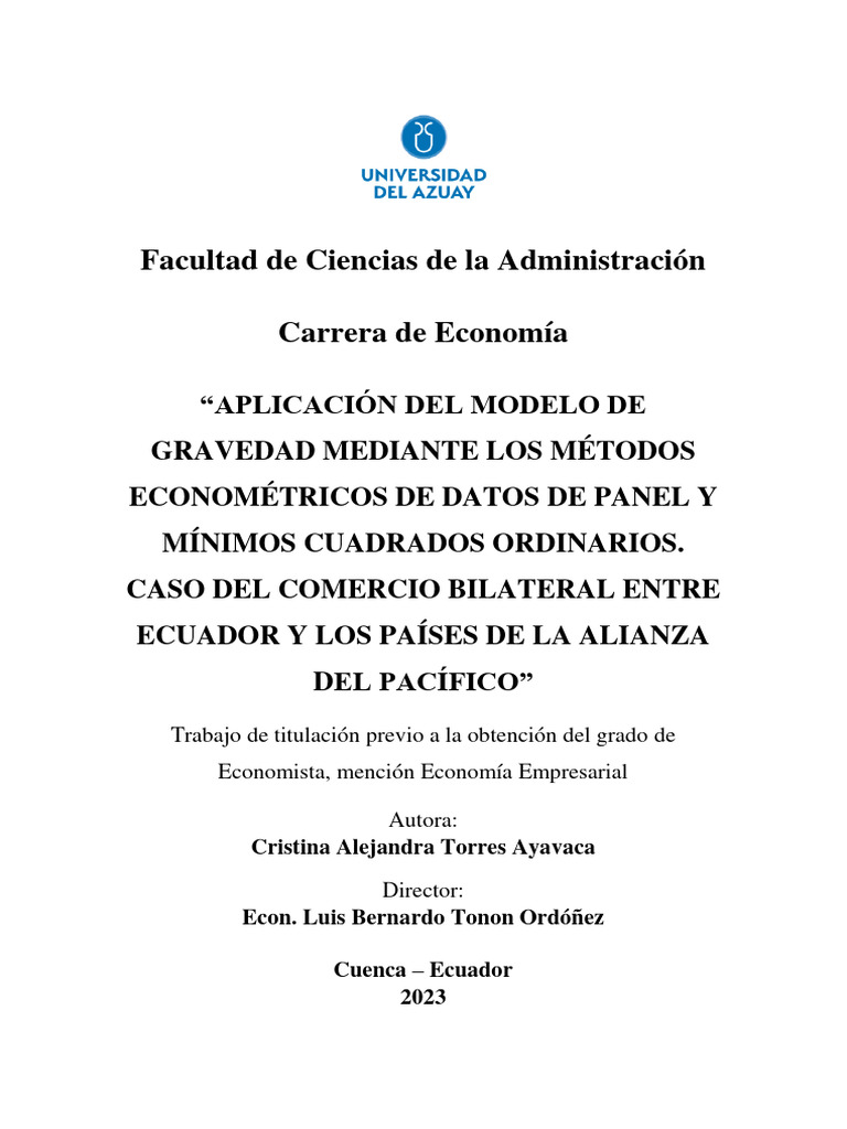 Aplicación Del Modelo de | PDF