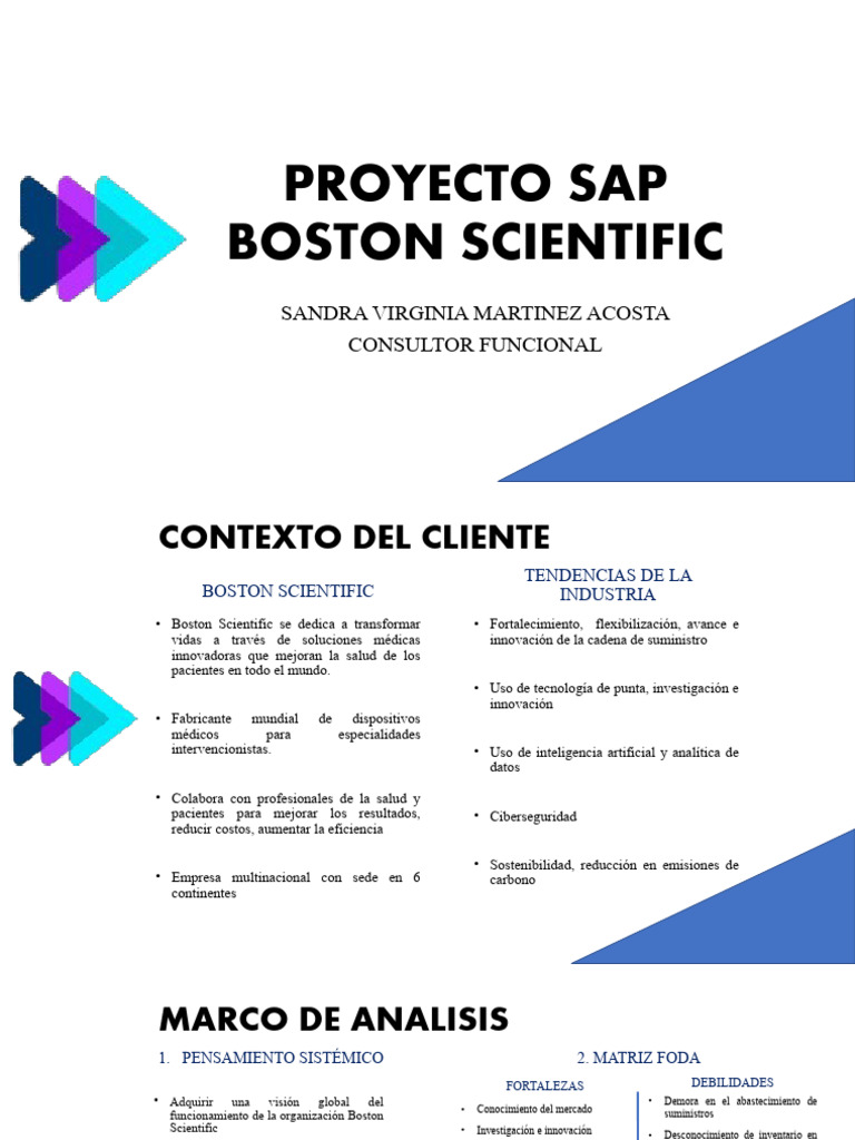 Proyecto Sap Boston Scientific - Caso de Estudio - Svma | PDF ...