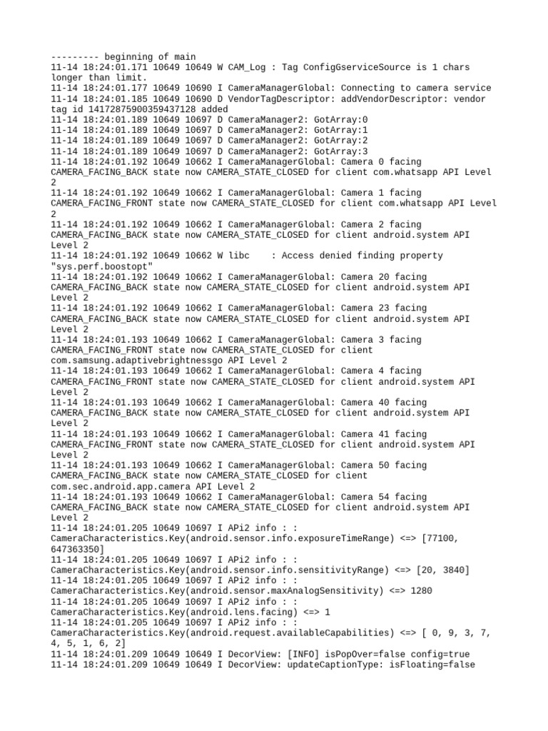 Log Cat 1699961041079 | PDF | Computer Science | Computer Architecture