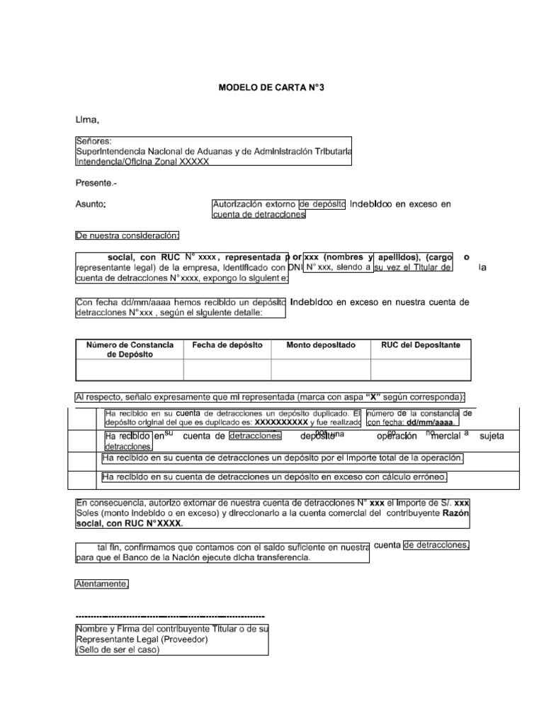 Modelo de Carta 3 | PDF