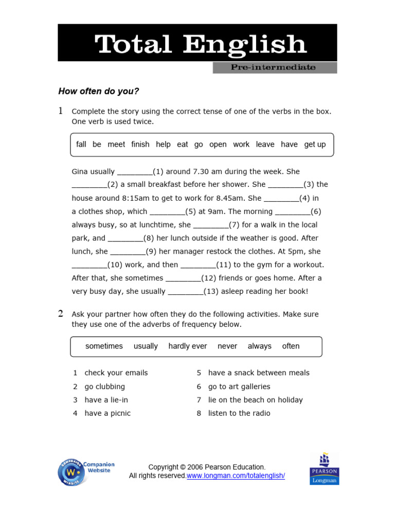 Homework 3 Adverbs and Verbs | PDF
