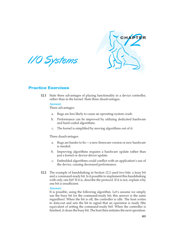 Io Systems Galvin | PDF | Input/Output | Device Driver