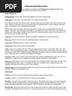 Lancer Actions Cheat Sheet Overview | PDF