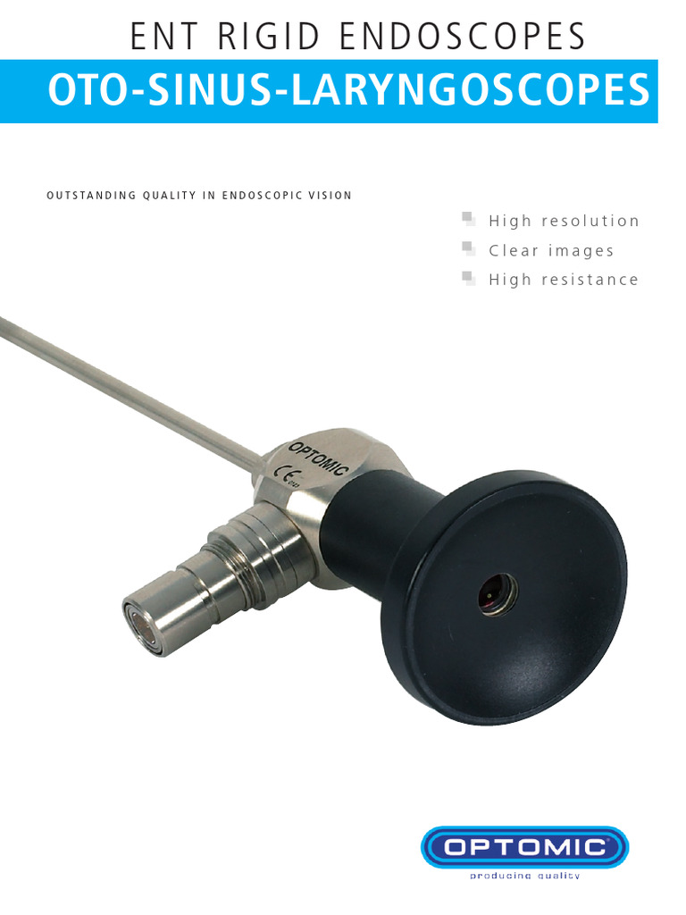 Rigid Endoscopes ENT | PDF | Laboratory Equipment | Glass Applications