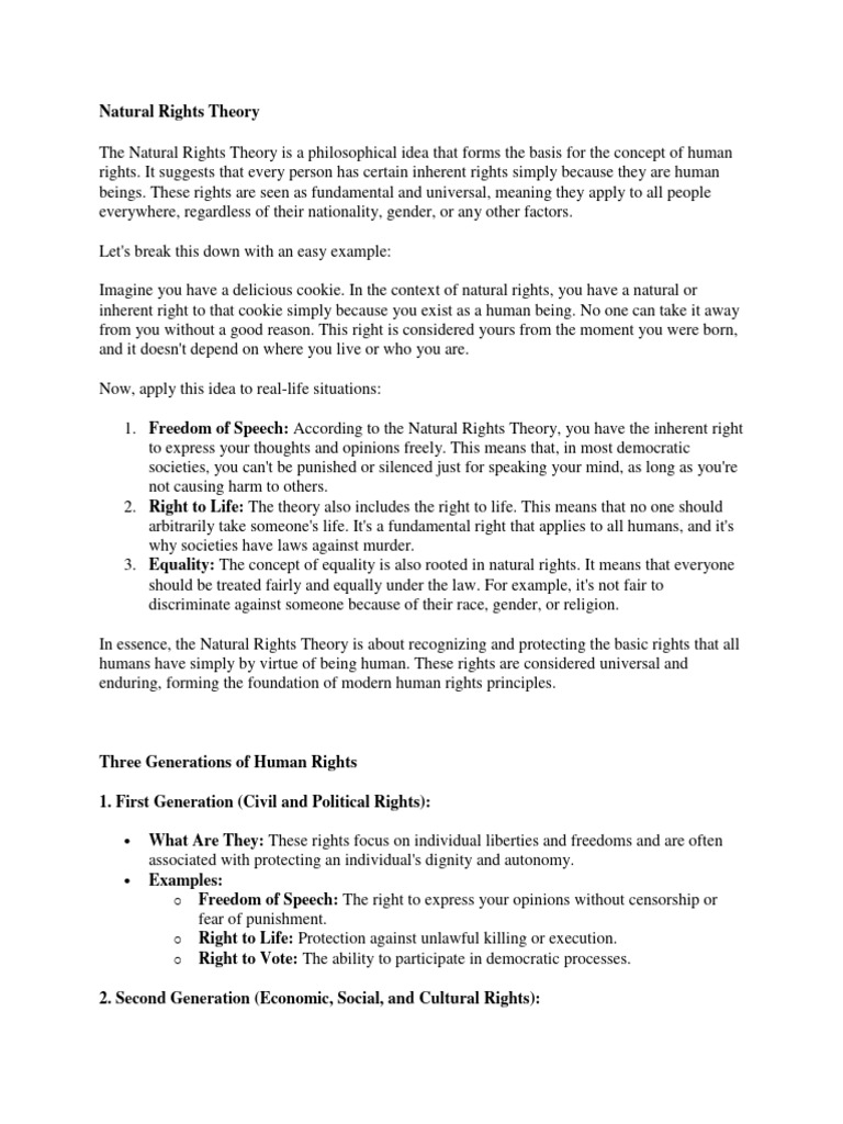 Human Rights Class Lecture | PDF | Rights | Human Rights