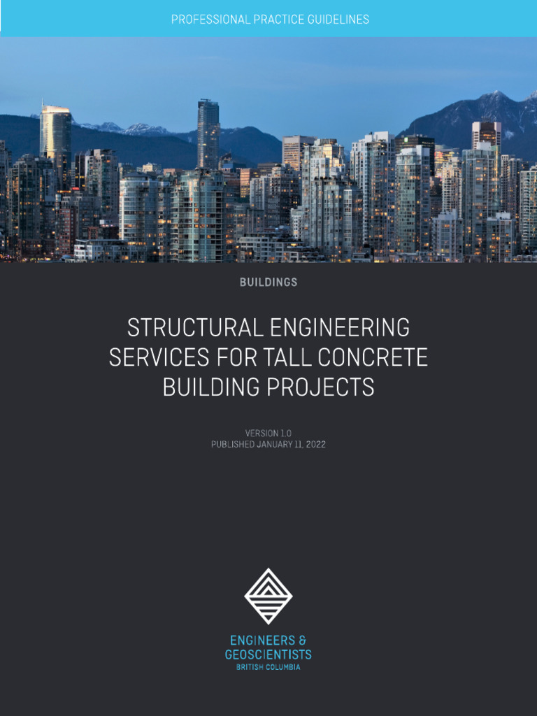 BC Guidelines for Tall Concrete Structures | PDF | Engineer | By Law