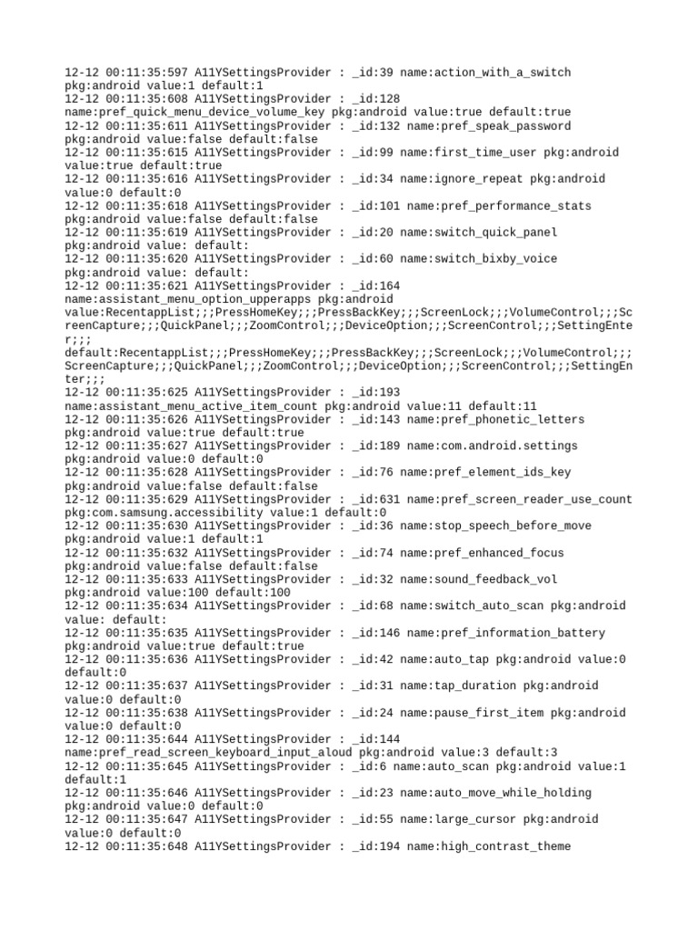 Android Accessibility Settings | PDF | Computers