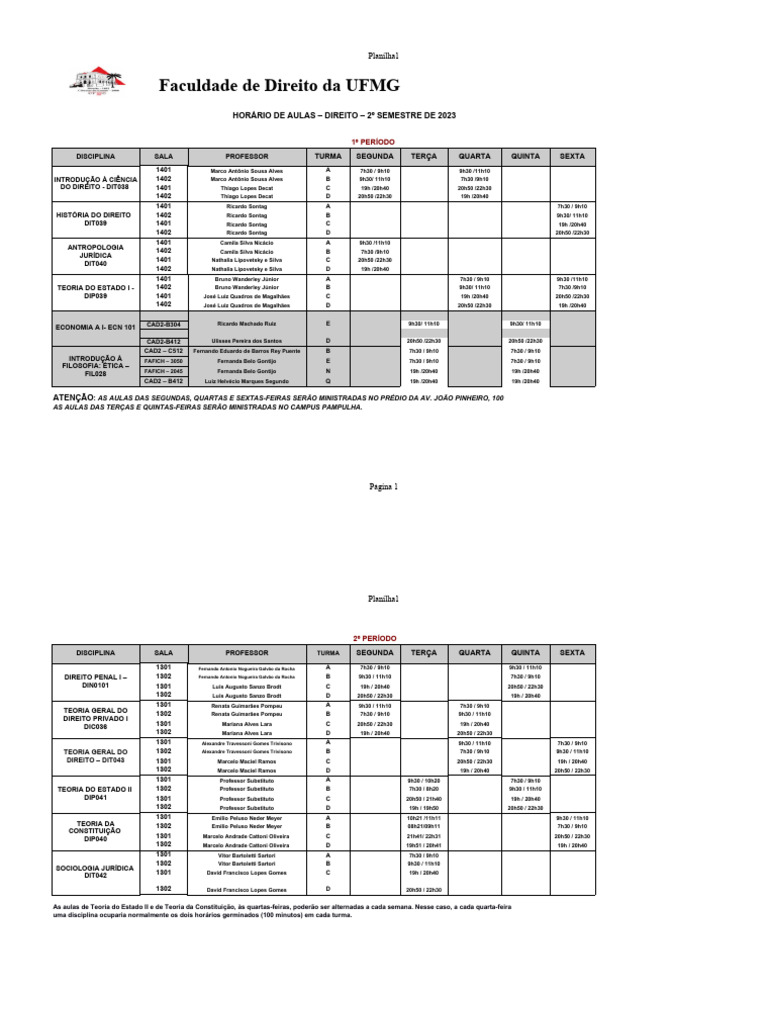 Horarios Obrigatorias 2023 2 5 | Download grátis PDF | Justiça | Crime ... Horarios Obrigatorias 2023 2 5 | Download grátis PDF | Justiça | Crime ...