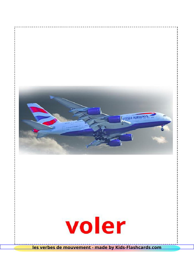 Les Verbes de Mouvement 1 A4 | PDF