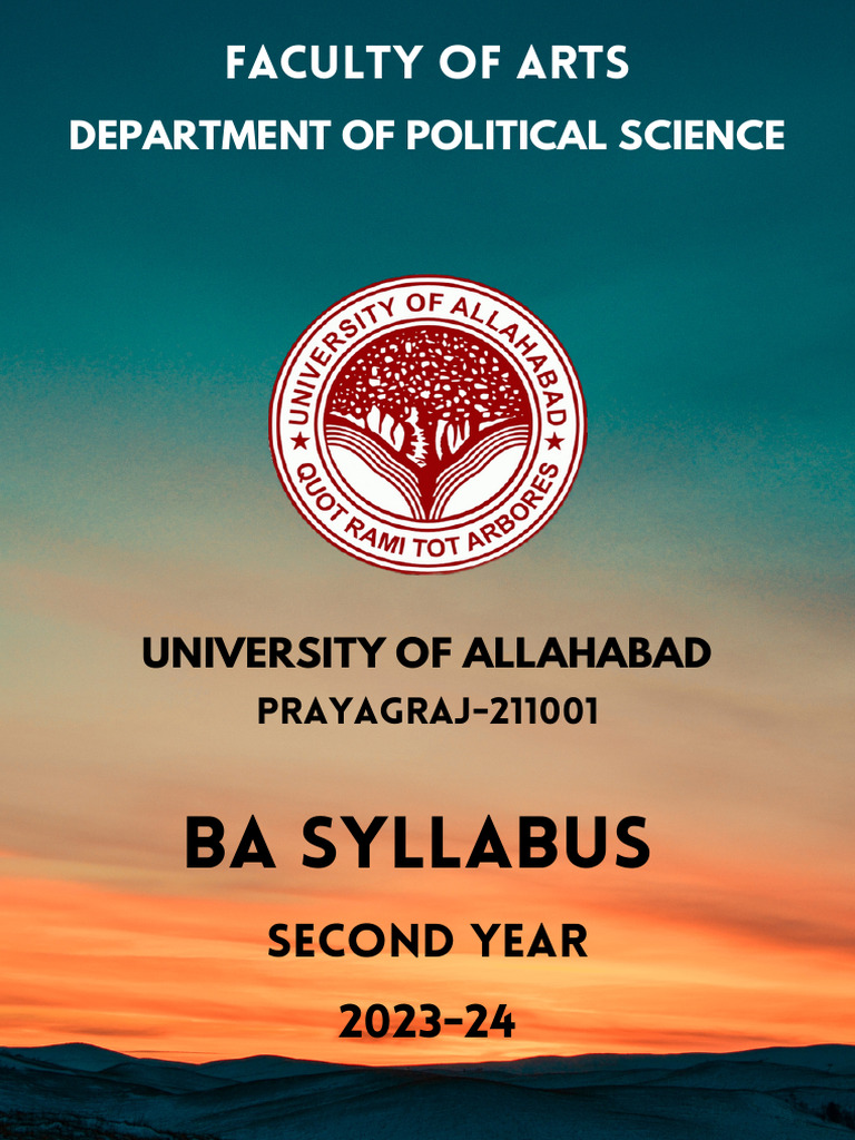 BA Second Year Political Science Syllabus | PDF
