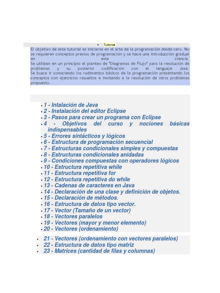 Java Ya | PDF | Java (lenguaje de programación) | Algoritmos