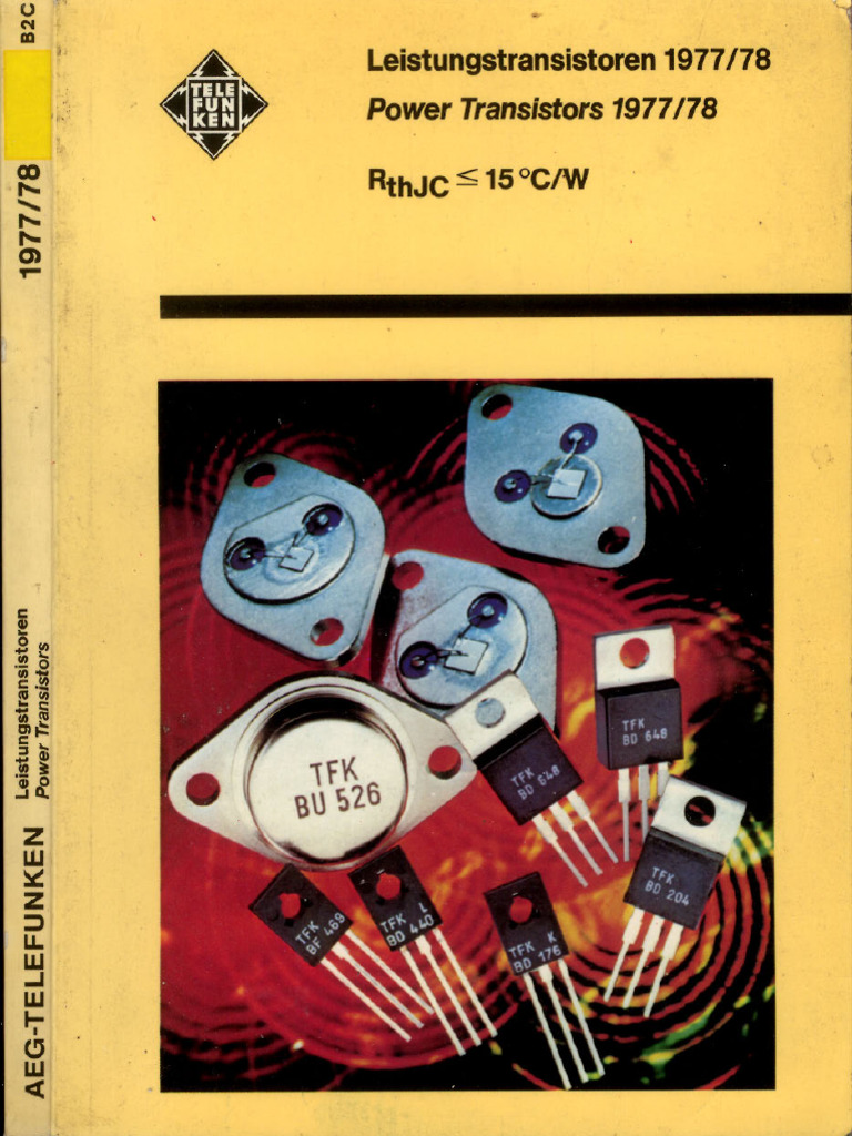 Aeg Telefunken Power Transistors 1977-1978 | PDF
