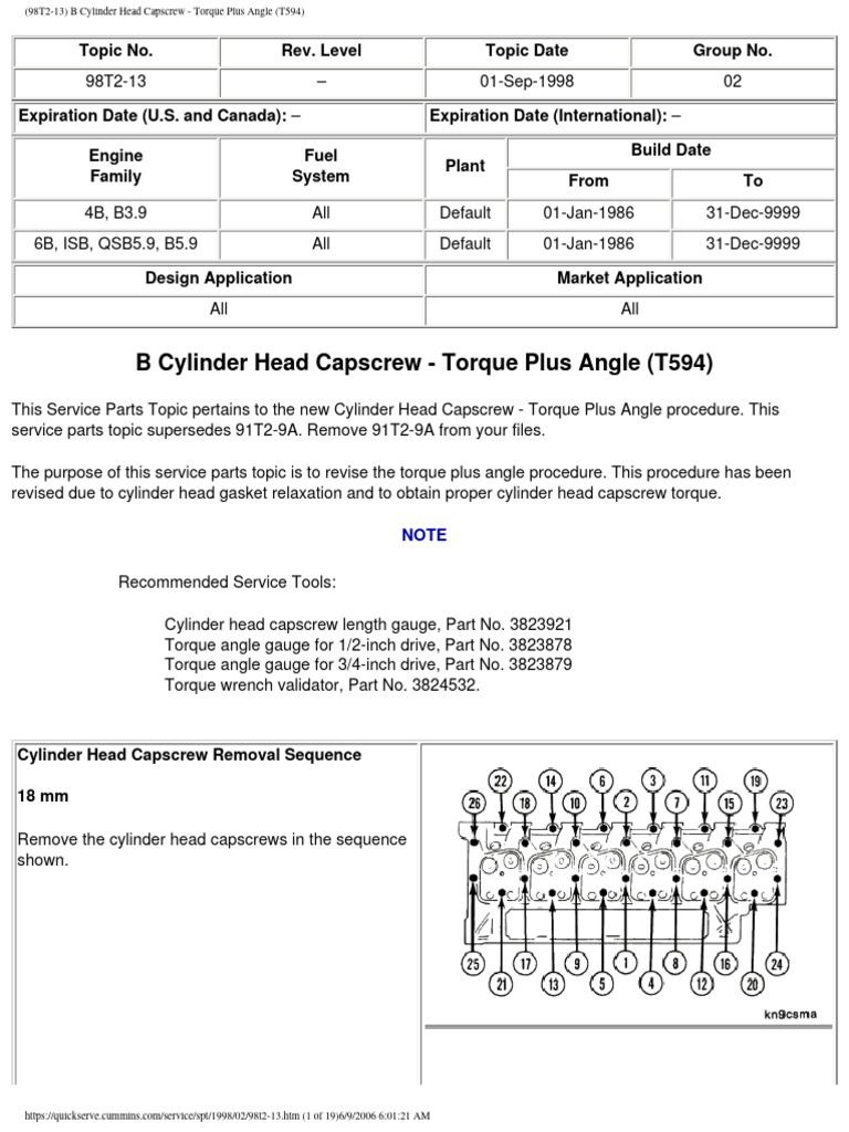 Torque Plus Angle B Series | PDF | Screw | Corrosion
