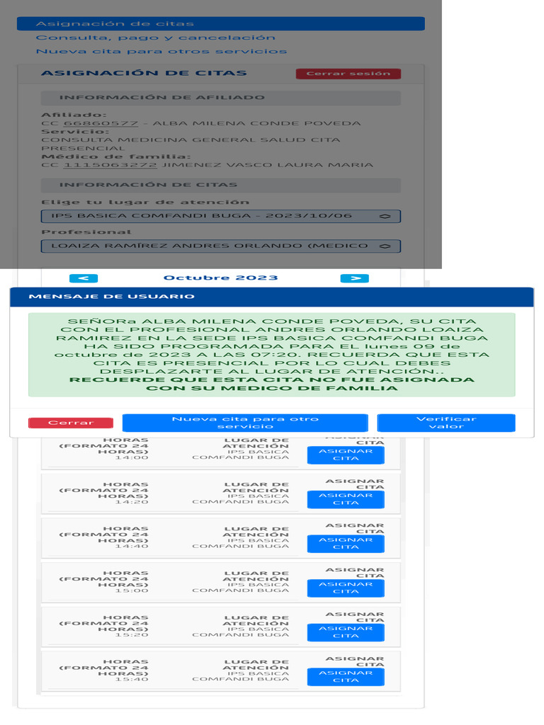 Agenda Web - Servici | PDF