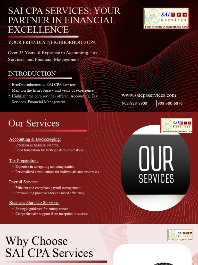 SAI CPA Services Your Partner in Financial Excellence | PDF ...