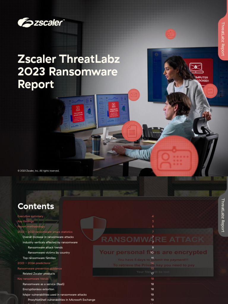 2023 Threatlabz Ransomware Report | PDF | Ransomware | Security