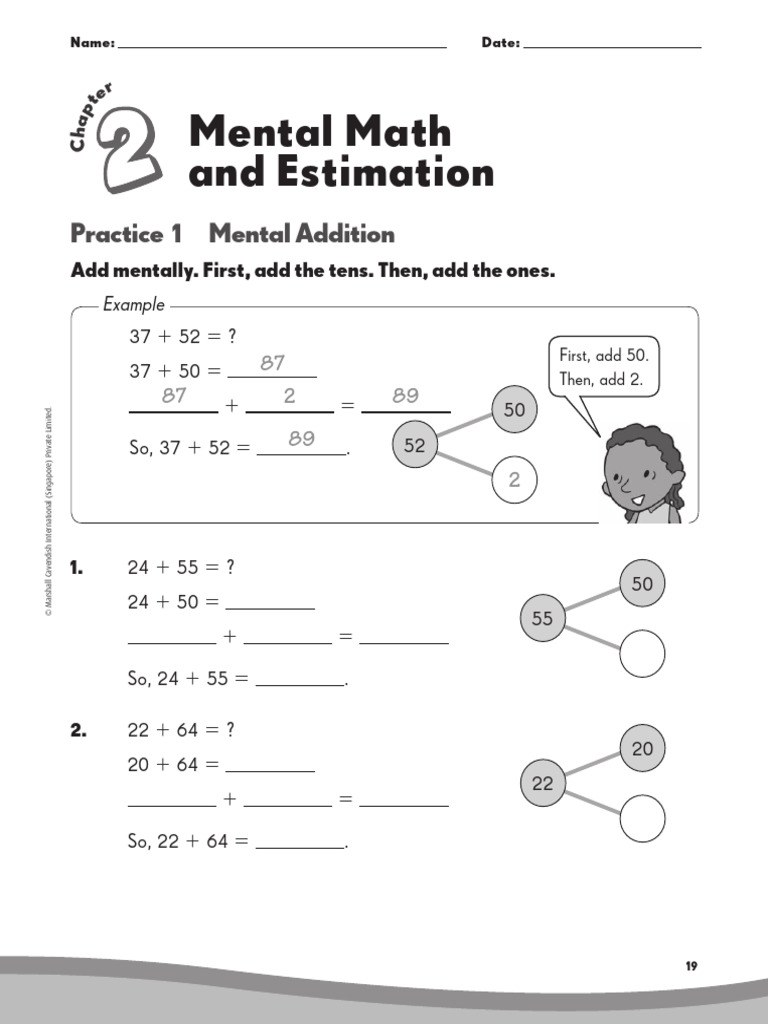 Chapter2- Mental math Estimation | PDF