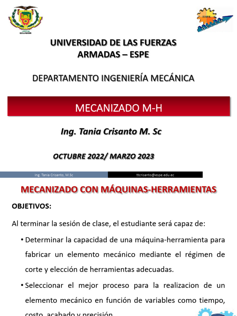 Mecanizado con Máquinas-Herramientas | PDF | Mecanizado | Herramienta de máquina