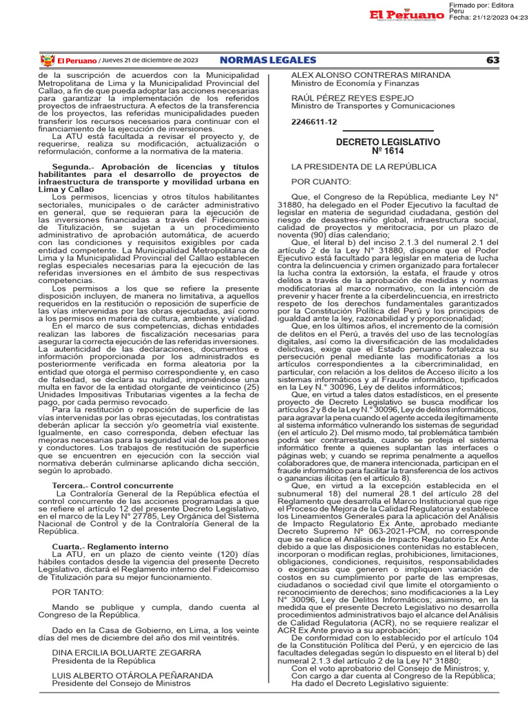 DL MODIFICA LEY 30096 CIBERDELINCUENCIA | PDF | Cibercrimen | Perú