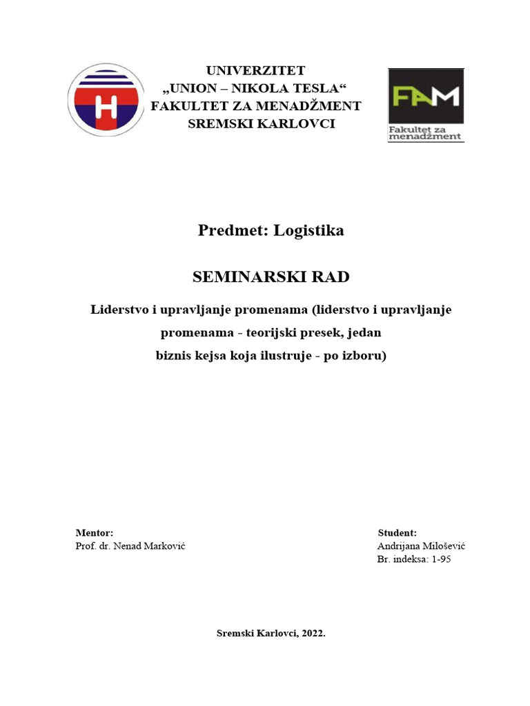 Bar Kodovi ANDRIJANA | PDF