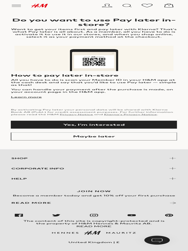 My Account H&M | PDF