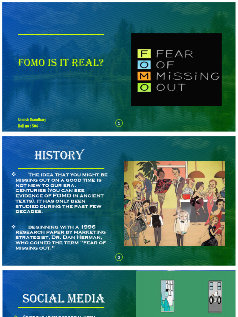 Fomo Is It Real | PDF