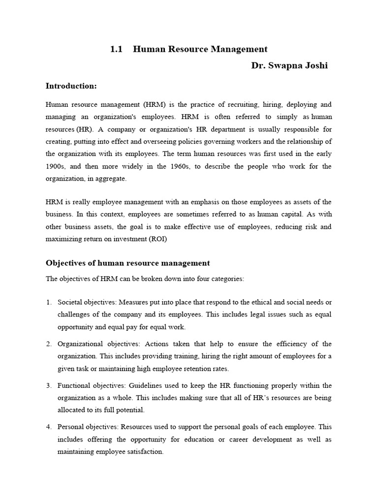 Human Resource Management | PDF | Human Resource Management | Employment