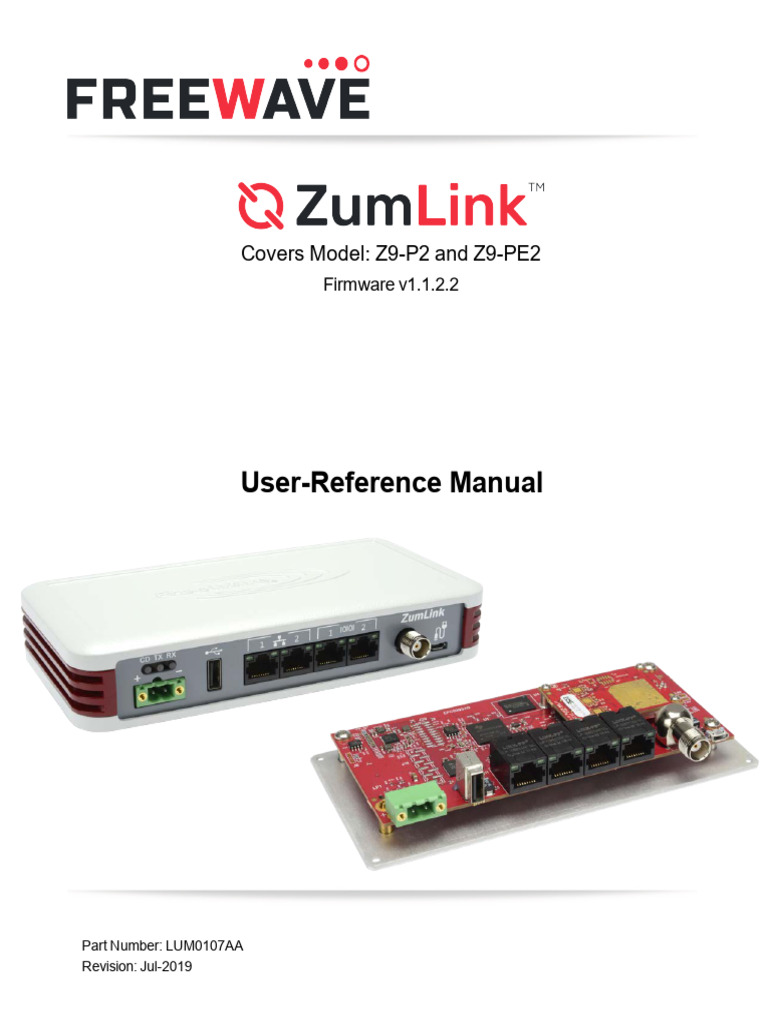 LUM0107AA Z9 P2 PE2 User Reference Manual v1122 Jul 2019 | PDF | Computer Network | World Wide Web