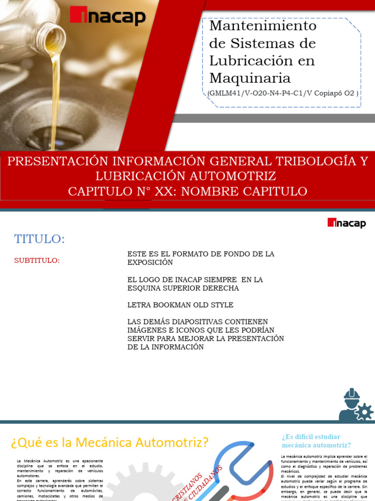 Mantenimiento de Sistemas de Lubricación 4 | PDF