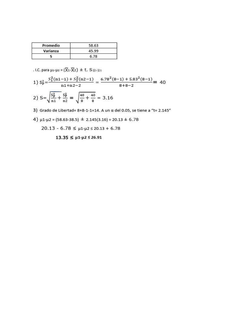 Promedio | PDF | Teoría estadística | Análisis estadístico