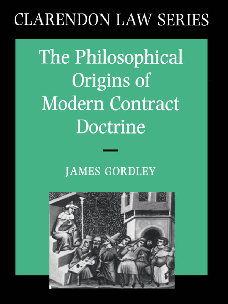 (Clarendon Law Series) James Gordley - The Philosophical Origins of ...