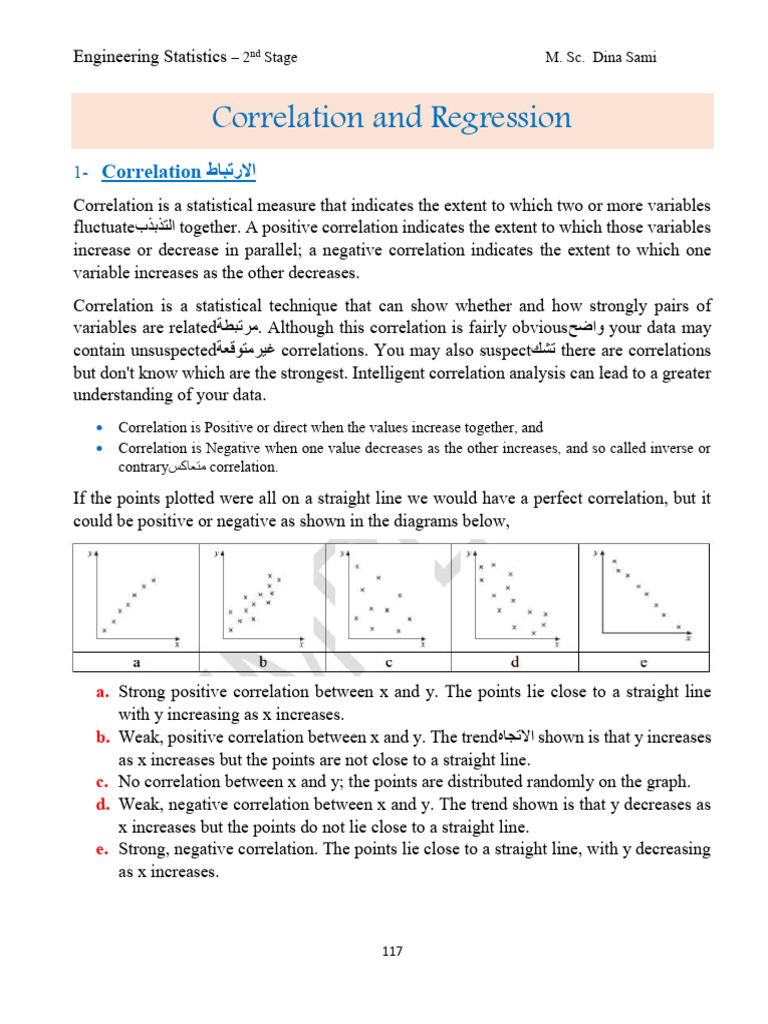 Correlation and Regression | PDF