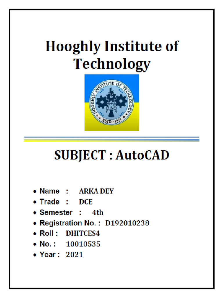 FRONT Auto Cad | PDF