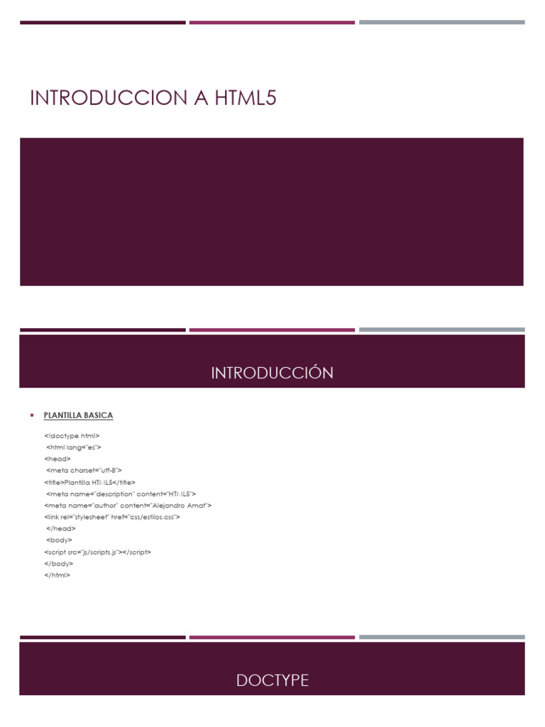 Introduccion A HTML5 | PDF | HTML | explorador de Internet