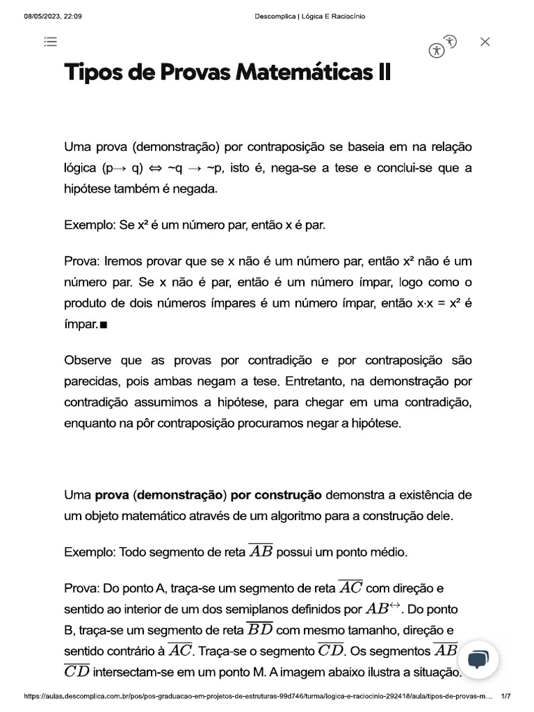 Tipos de Provas Matemáticas II | PDF