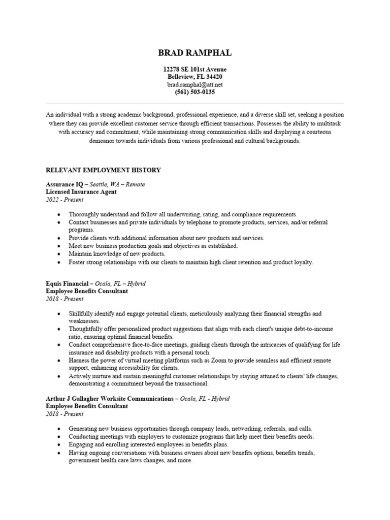SEO Resume: Insurance & Marketing Expert | PDF | Digital Marketing ...