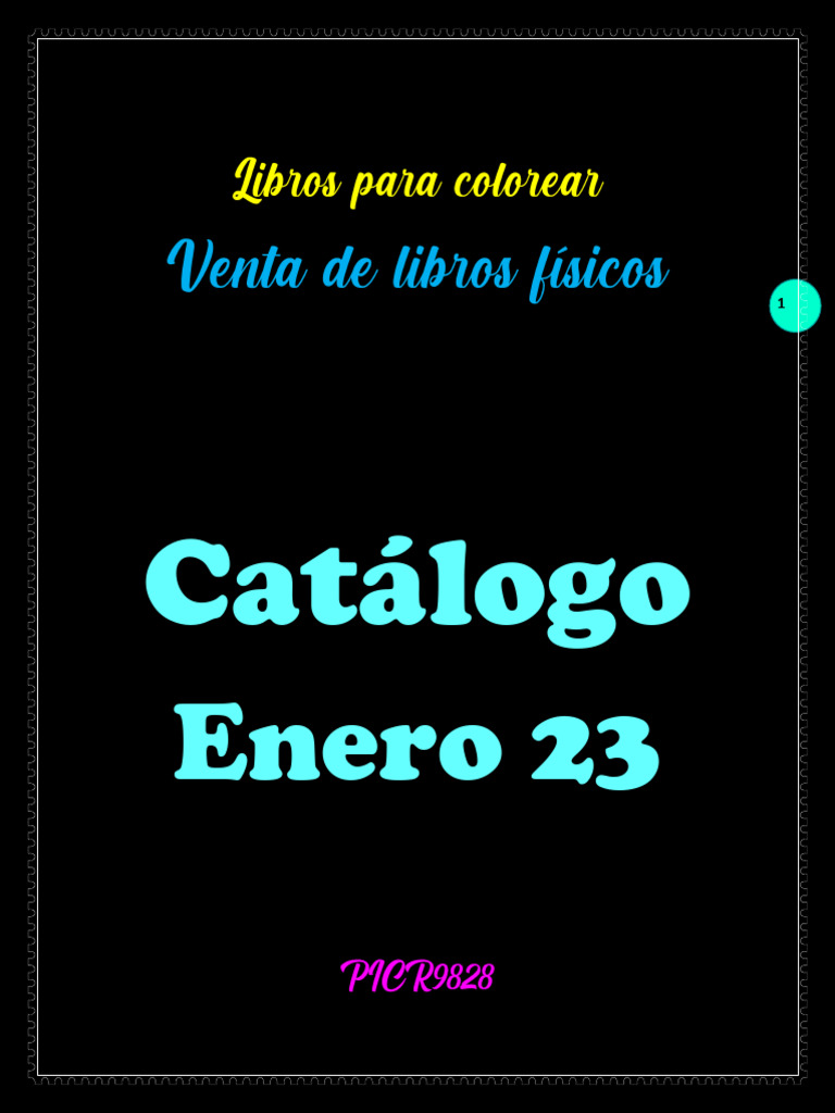 Catálogo Libros Colorear Disney Enero 2023 | PDF