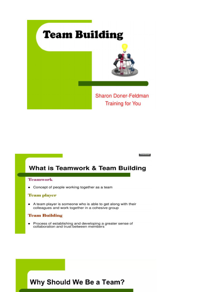 Team Building | PDF