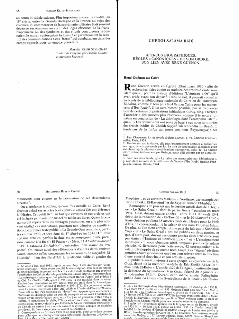Cheikh Salâma Ar-Râdî - Mohammed Hassan Chadli | PDF