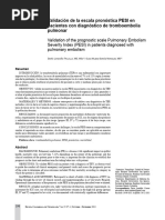 Escalas de TEP: Wells y Ginebra en Urgencias | PDF | Cuidado de la ...