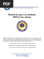 PHTLS 10 Edición Actualización en Español | PDF | Lesión | Reanimación cardiopulmonar
