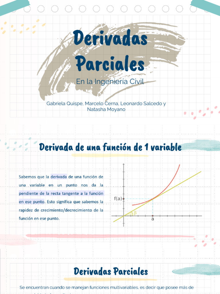 Derivadas Parciales | PDF | Función (Matemáticas) | Derivado