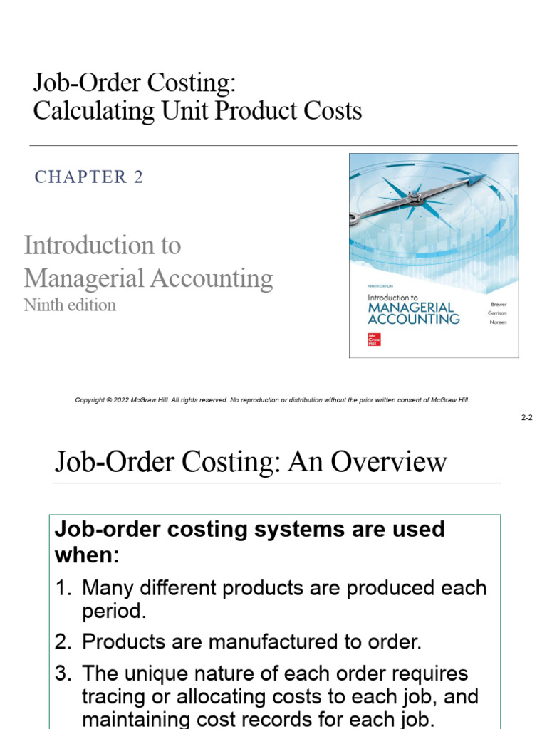 Brewer9e Chap02 PPT | PDF | Cost | Cost Of Goods Sold