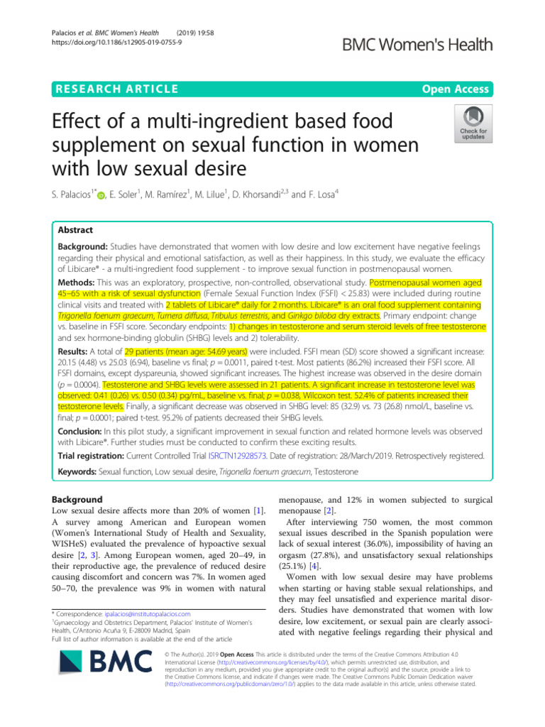 2019 PALACIOS Et Al - Effect of A Multi-Ingredient Based Food ... 2019 PALACIOS Et Al - Effect of A Multi-Ingredient Based Food ...