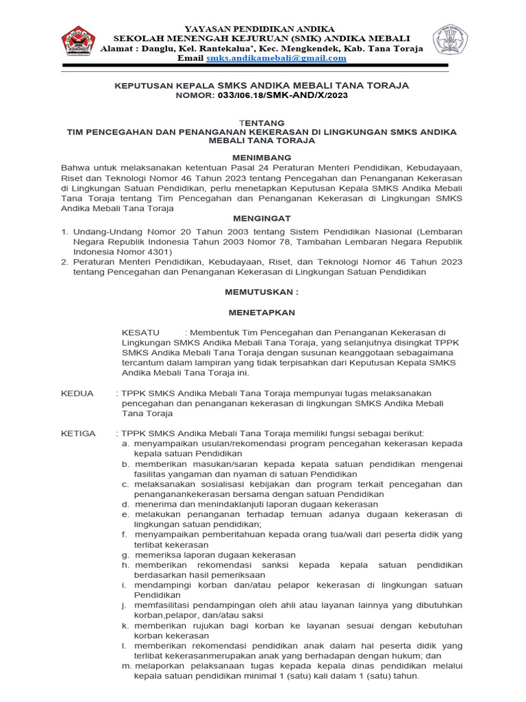 SK TPPKSP 2023-2025 | PDF